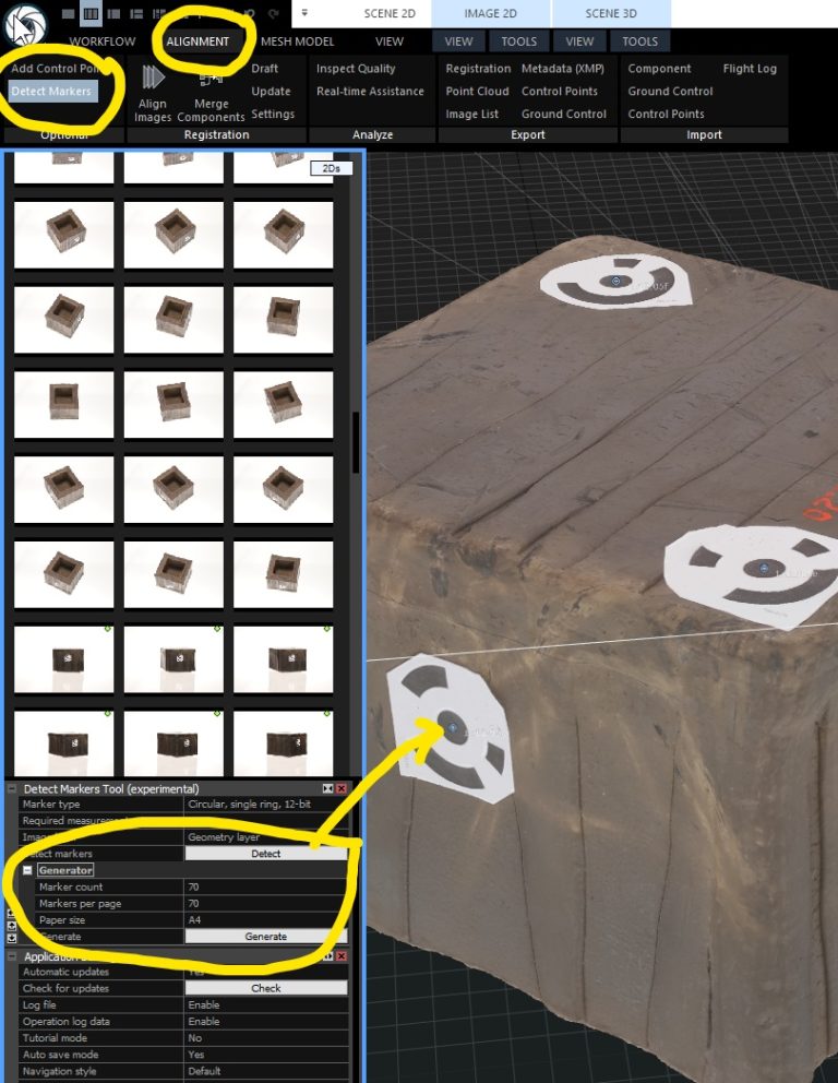 Reality capture markers – PhotoRobot