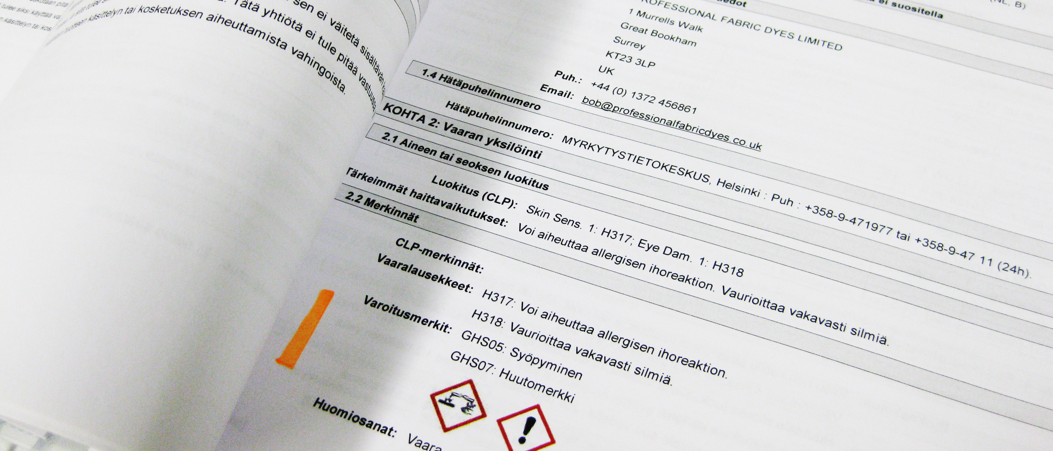 Varoitusmerkit ja vaaralausekkeet | Hazard symbols and statements ...